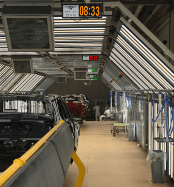 Factory KPI displays and Production Line Monitoring