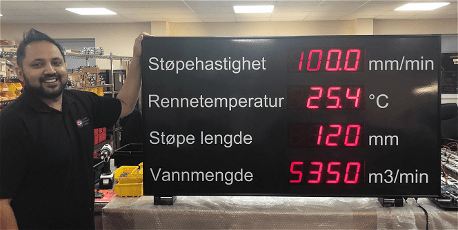 Factory KPI displays and Production Line Monitoring : London Electronics