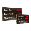 EXAM Clock | Large display showing exam START and FINISH times
